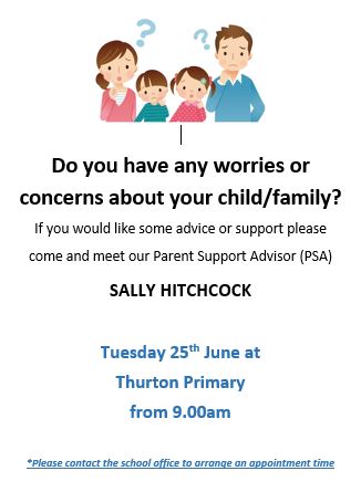 Parent Support Advisor Drop-In Session | Thurton